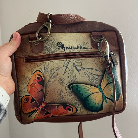 Anuschka | Bags | Anuschka Butterfly Crossbody | Poshmark